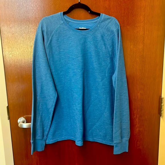 Goodfellow & Co | Shirts | Mens Goodfellow Blue Waffle Shirt Size Xl ...